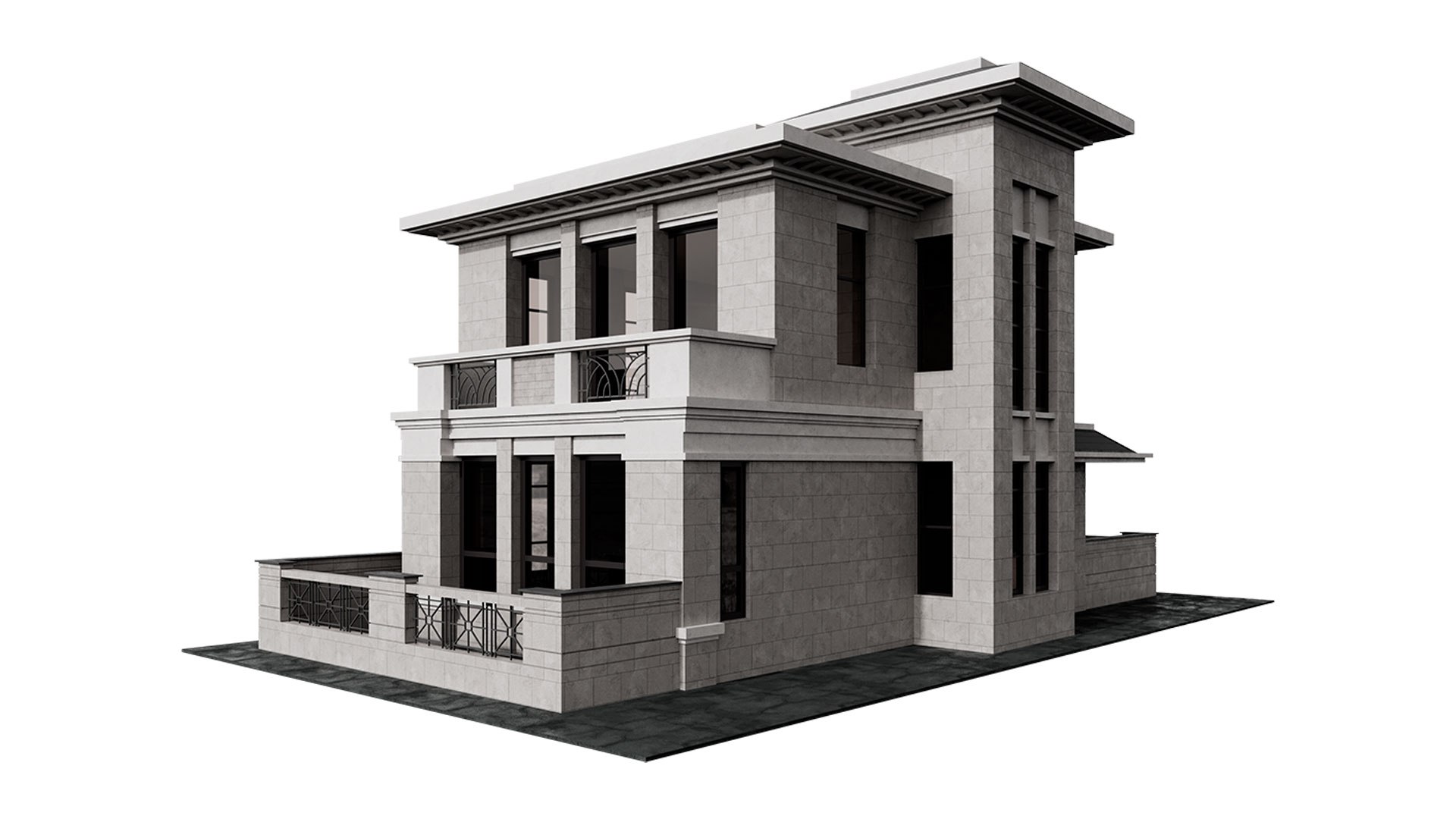 Villa Block 02 3D - TurboSquid 1856029