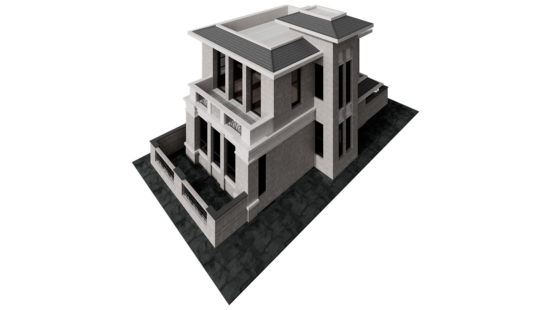 Villa Block 02 3D - TurboSquid 1856029