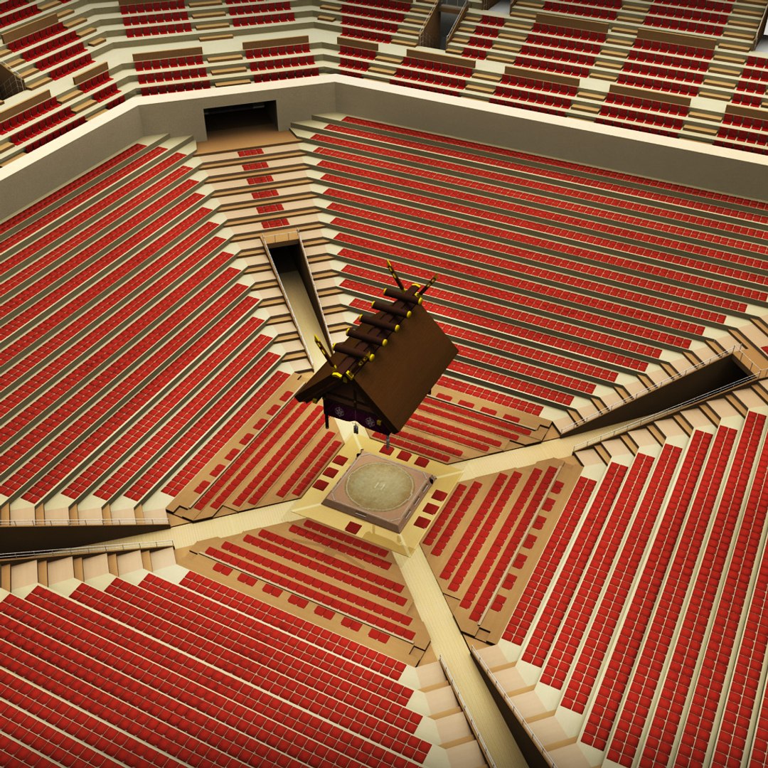 Sumo Arena 3d Obj