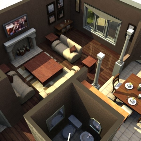 Floor Plan 3ds Max Models for Download | TurboSquid