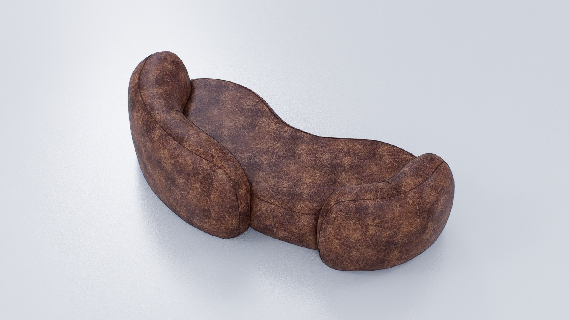 3D Leather Sofa Model - TurboSquid 2516218