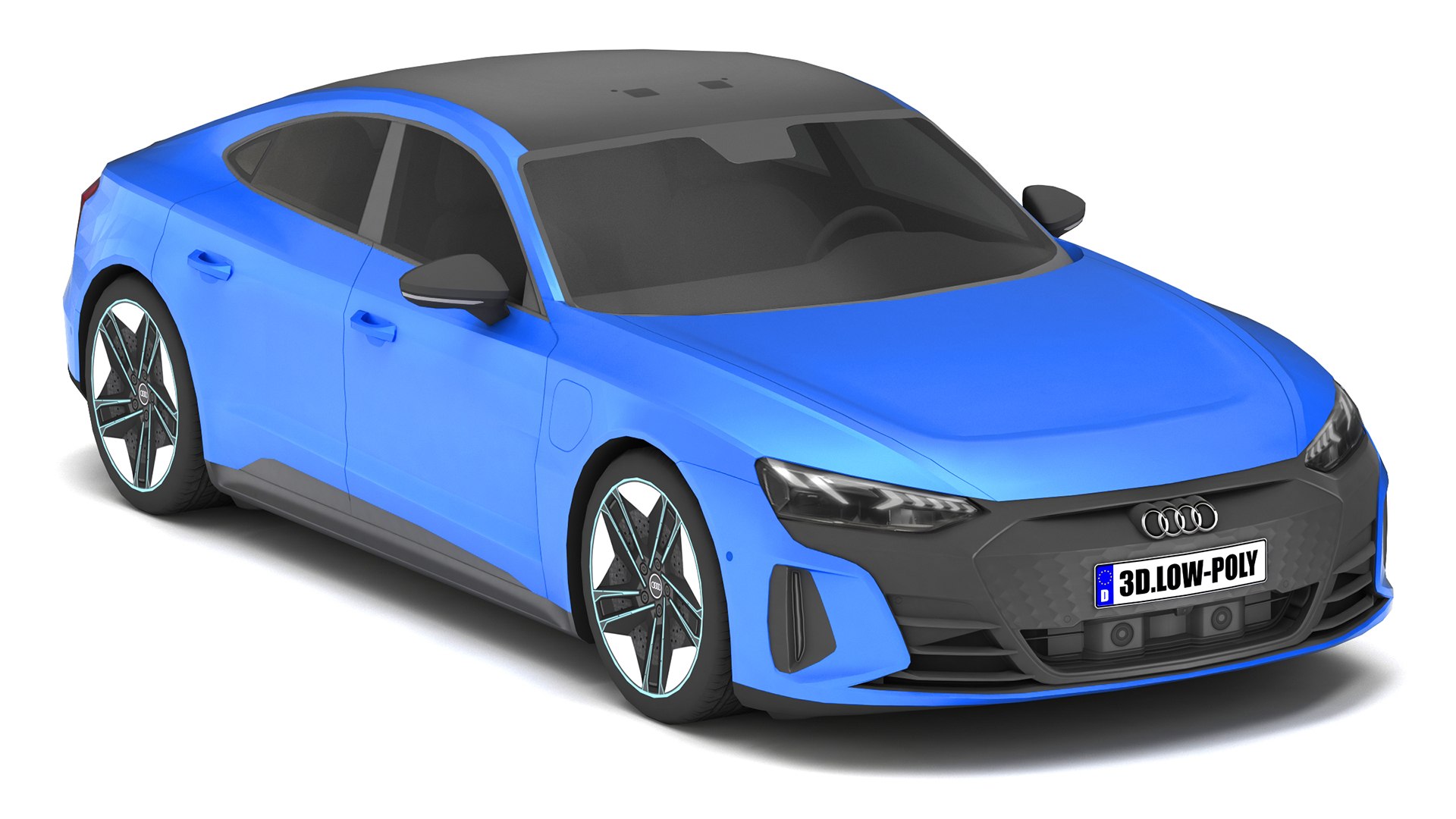 3D Realistic Mobile Car 3 Model - TurboSquid 1948626