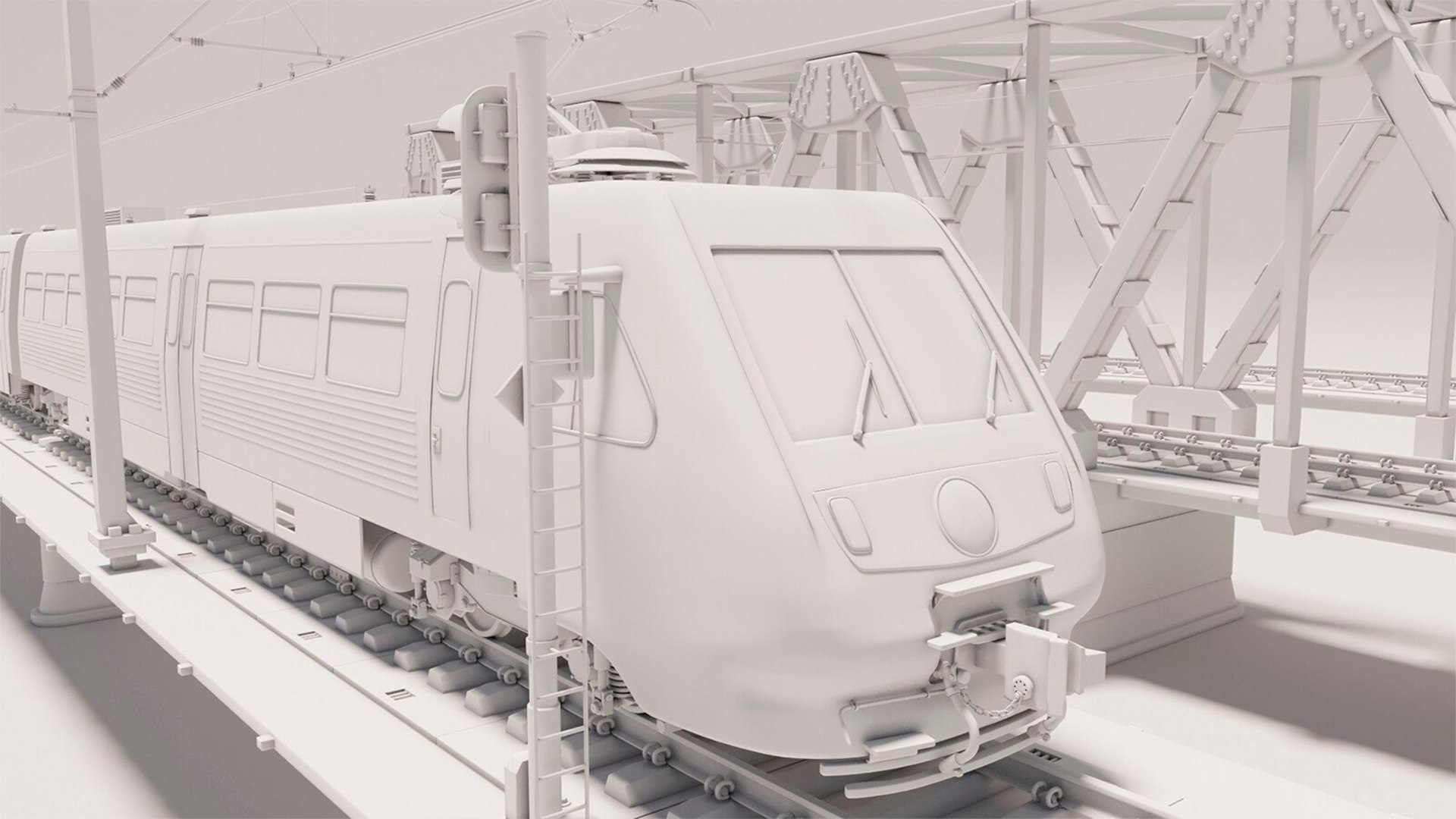 3D Railway KITBASH Set Subdivision Ready - TurboSquid 1988040