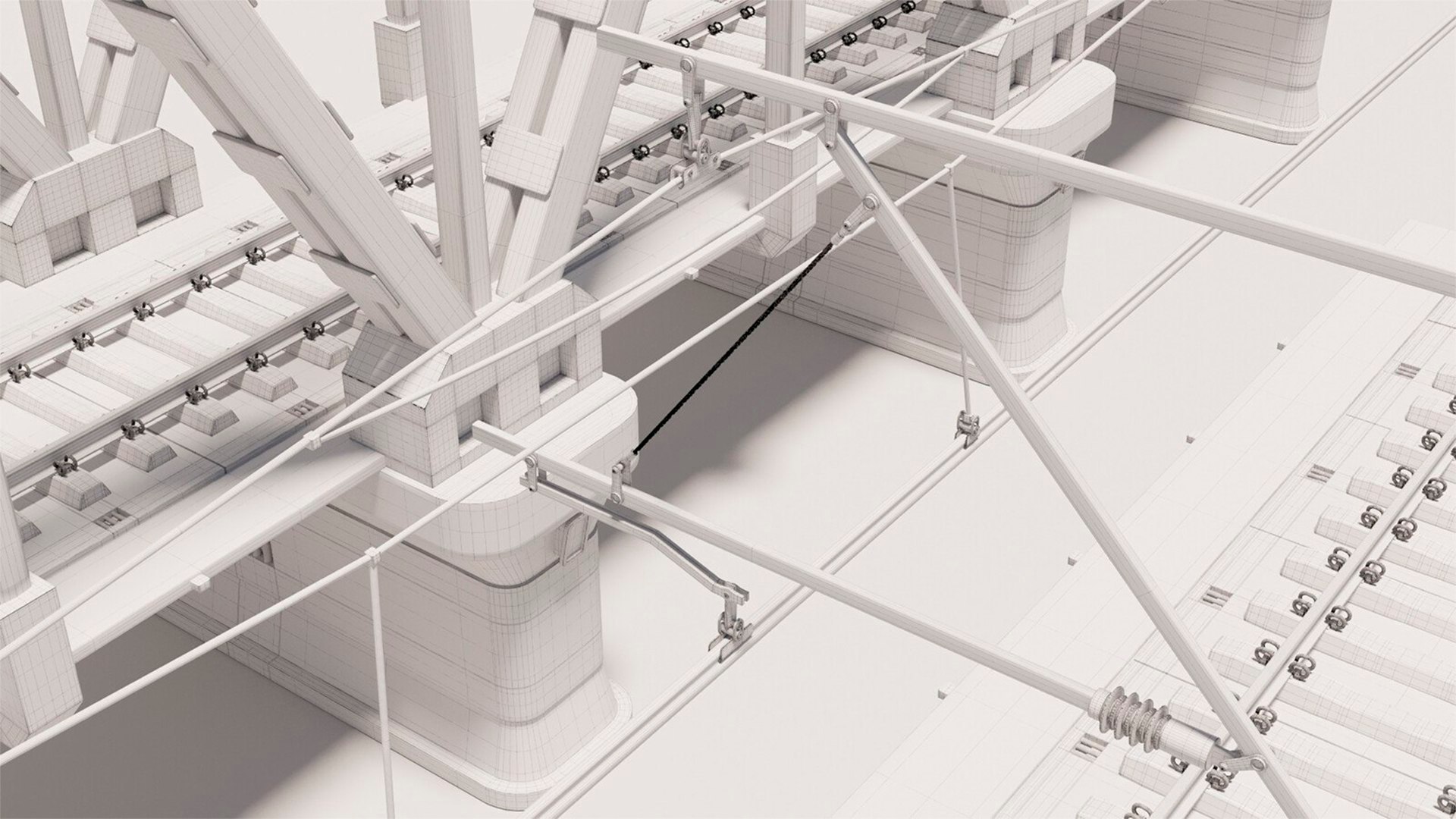 3D Railway KITBASH Set Subdivision Ready - TurboSquid 1988040