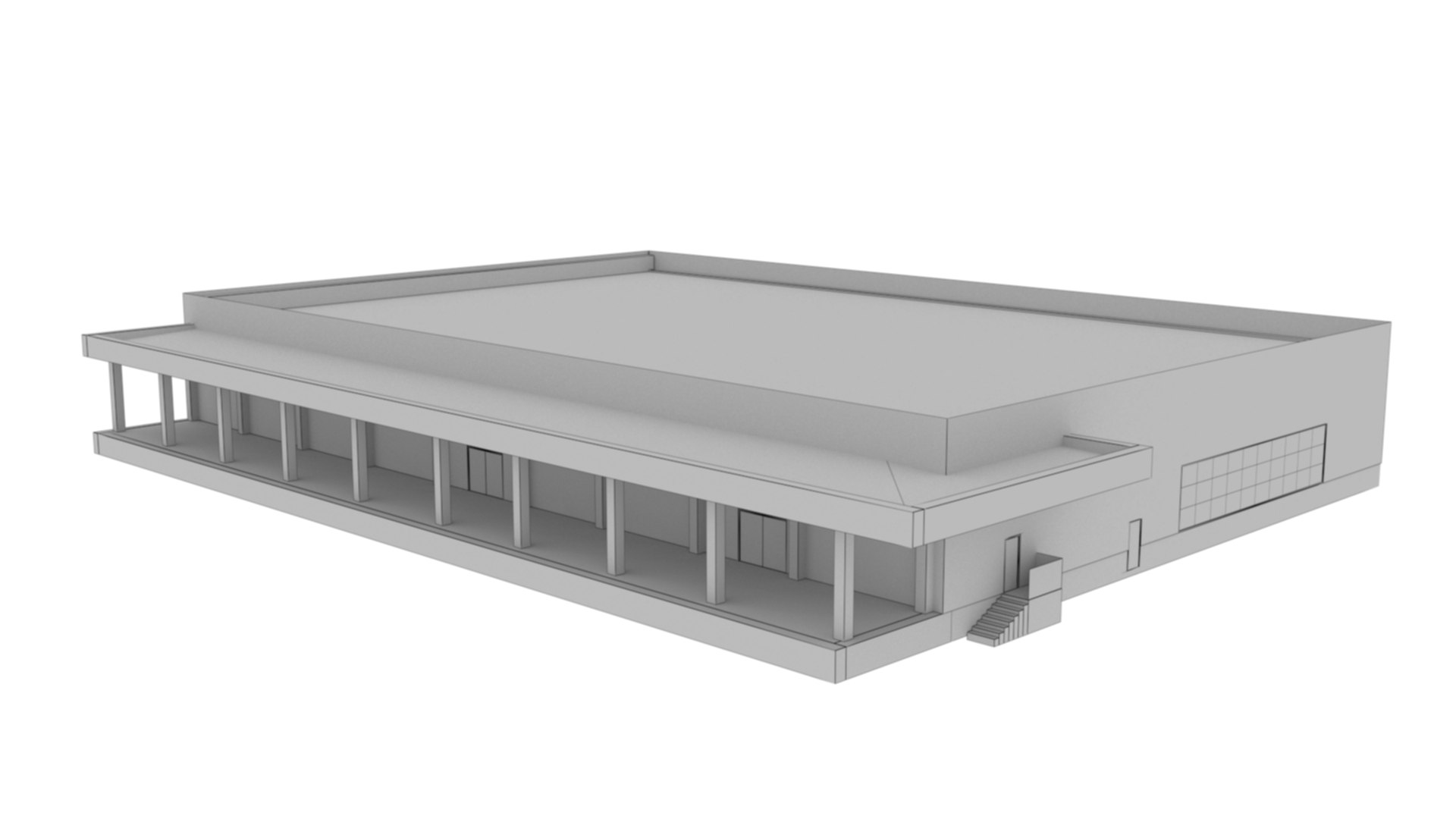 3D Model Storehouse Warehouse - TurboSquid 1796965