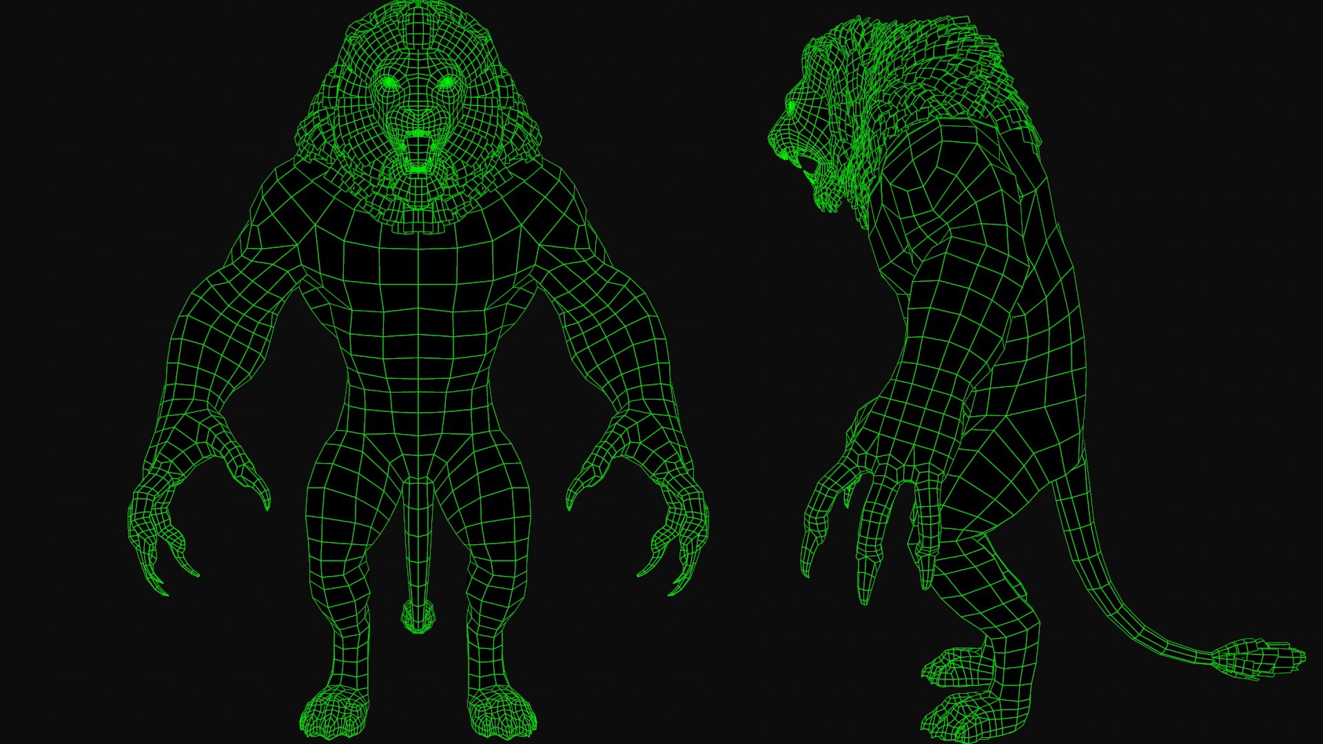 Humanoid Lion 3D Model - TurboSquid 1546414