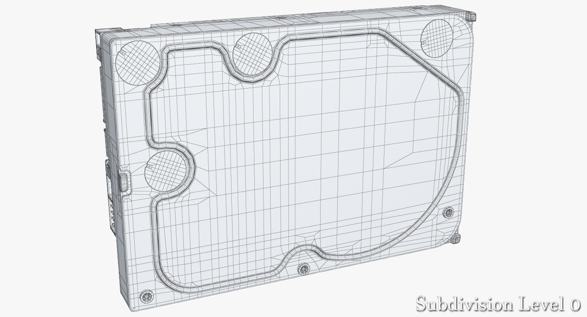 3d Model Hard Drive Storage Hdd