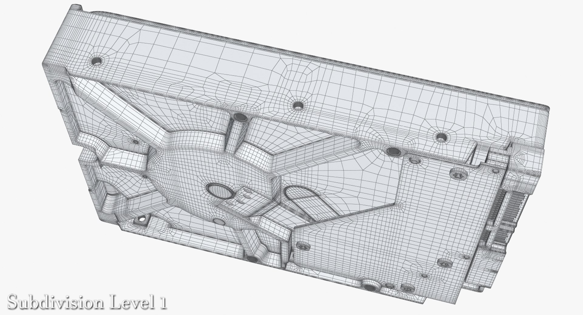 3d Model Hard Drive Storage Hdd