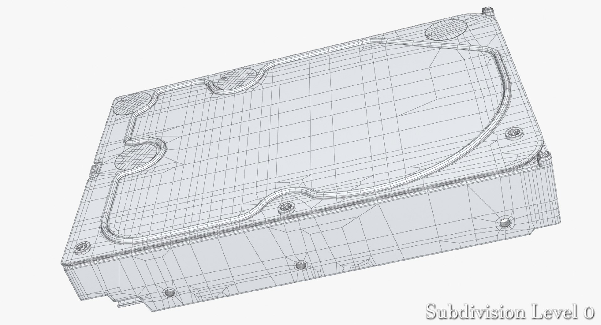 3d Model Hard Drive Storage Hdd