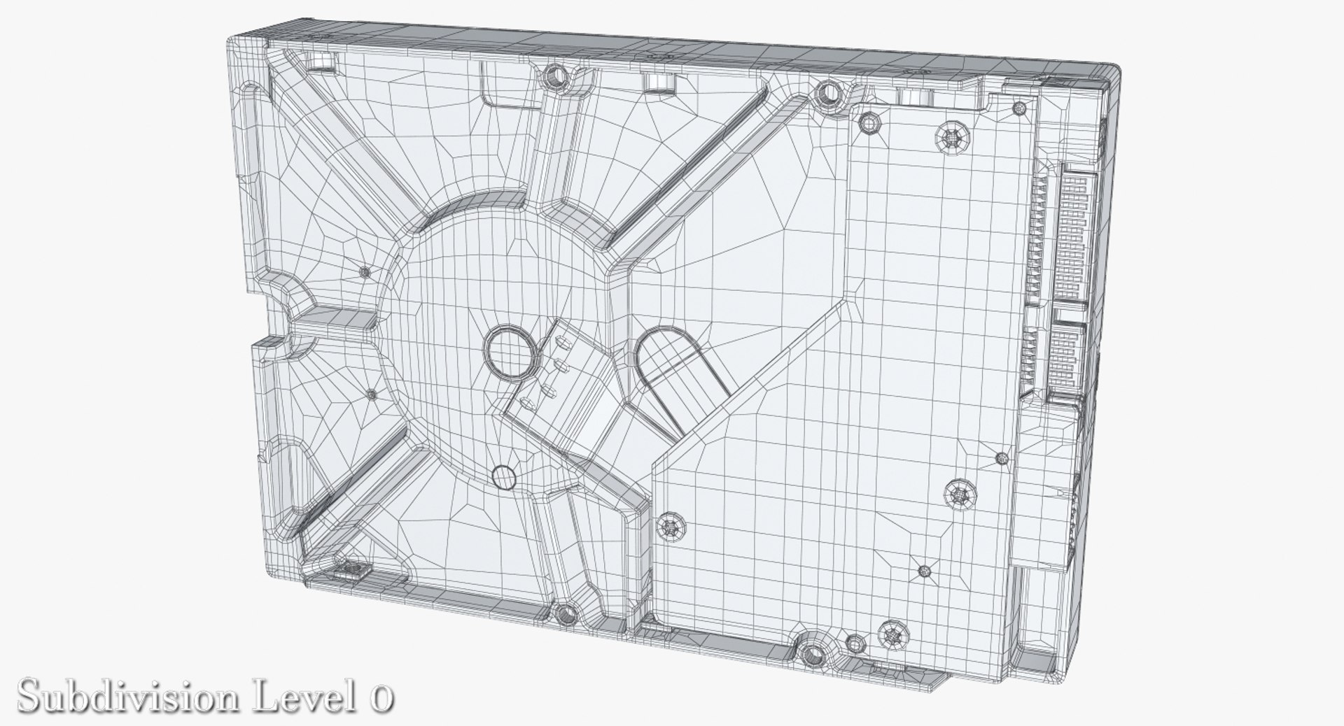 3d Model Hard Drive Storage Hdd