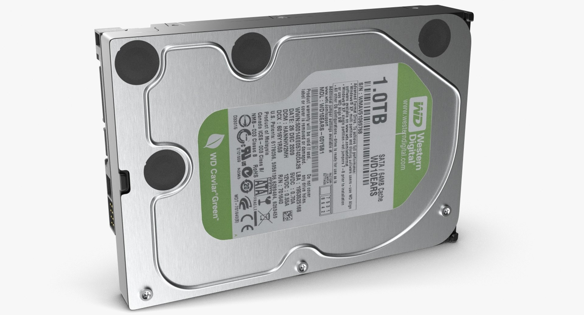 3d Model Hard Drive Storage Hdd