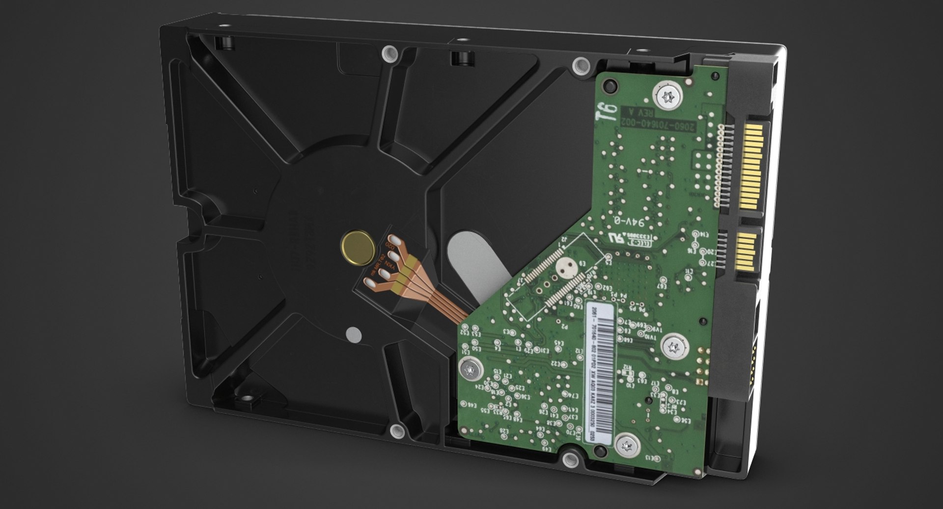 3d Model Hard Drive Storage Hdd