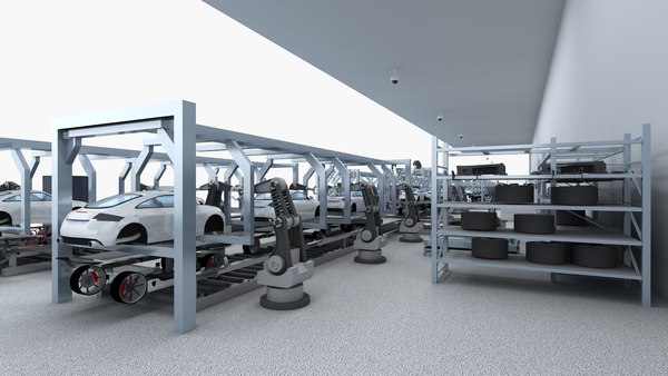 3D Automobile Production Line - TurboSquid 1867704