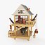 3D Model Wooden Animals House - TurboSquid 1490371