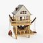 3D Model Wooden Animals House - TurboSquid 1490371