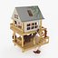 3D Model Wooden Animals House - TurboSquid 1490371