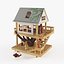 3D Model Wooden Animals House - TurboSquid 1490371