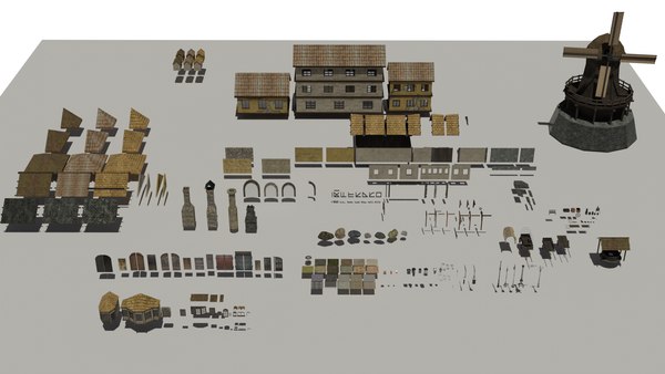 Medieval Asset Pack 3D model - TurboSquid 1907453