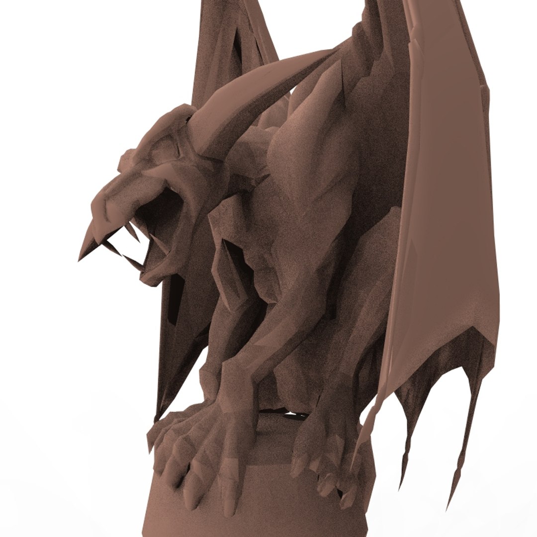 gargoyle statue 3d model