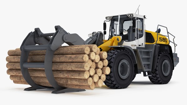 3D liebherr l580 xpower log model - TurboSquid 1475549