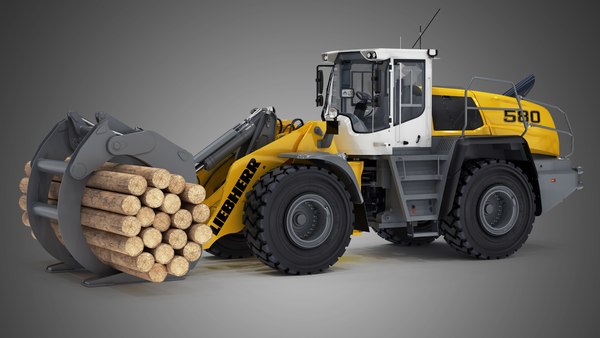 Liebherr L580 XPower with Log Grapple3Dモデル - TurboSquid 1475549