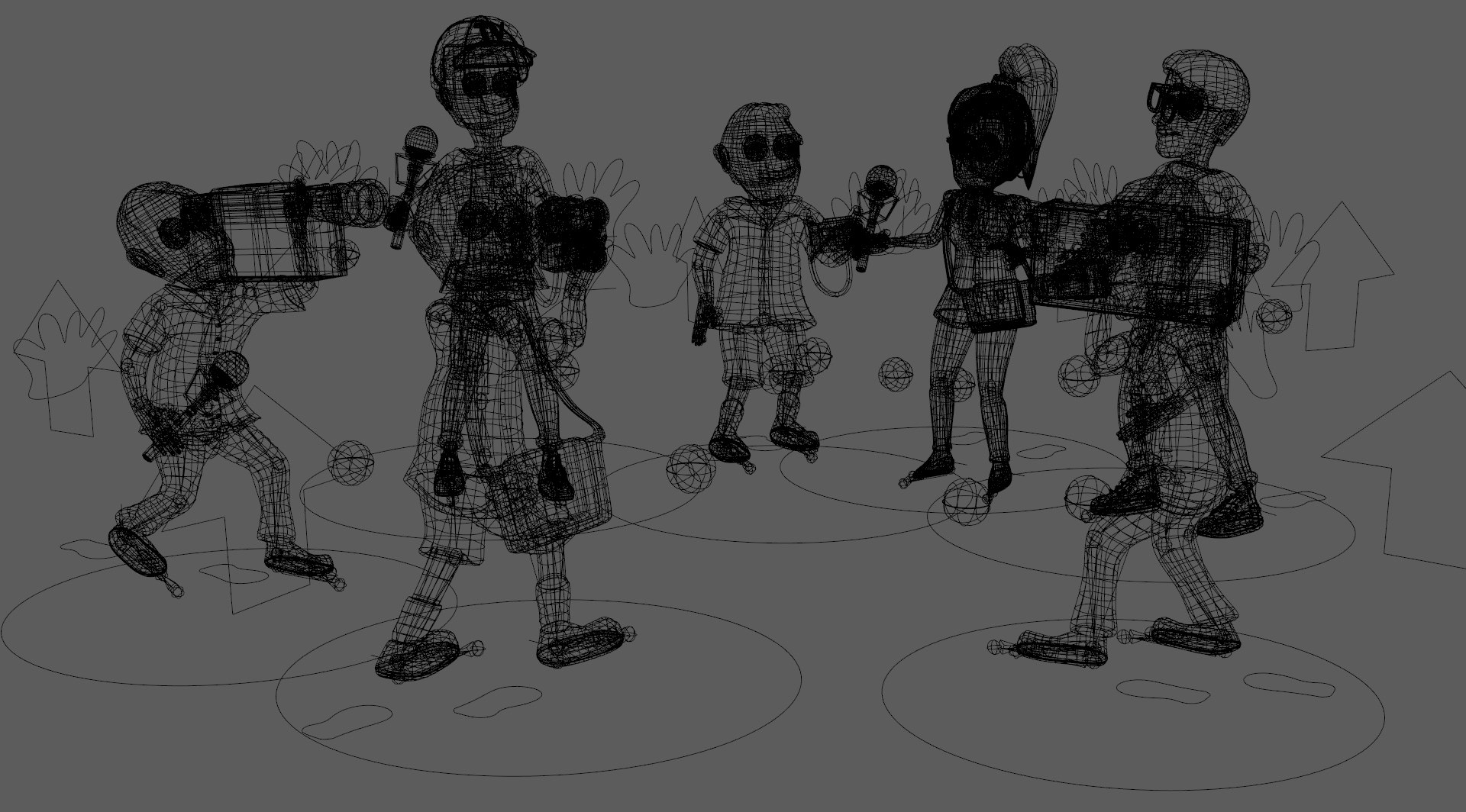 3D Model Reporter Cartoon Toon - TurboSquid 1235345