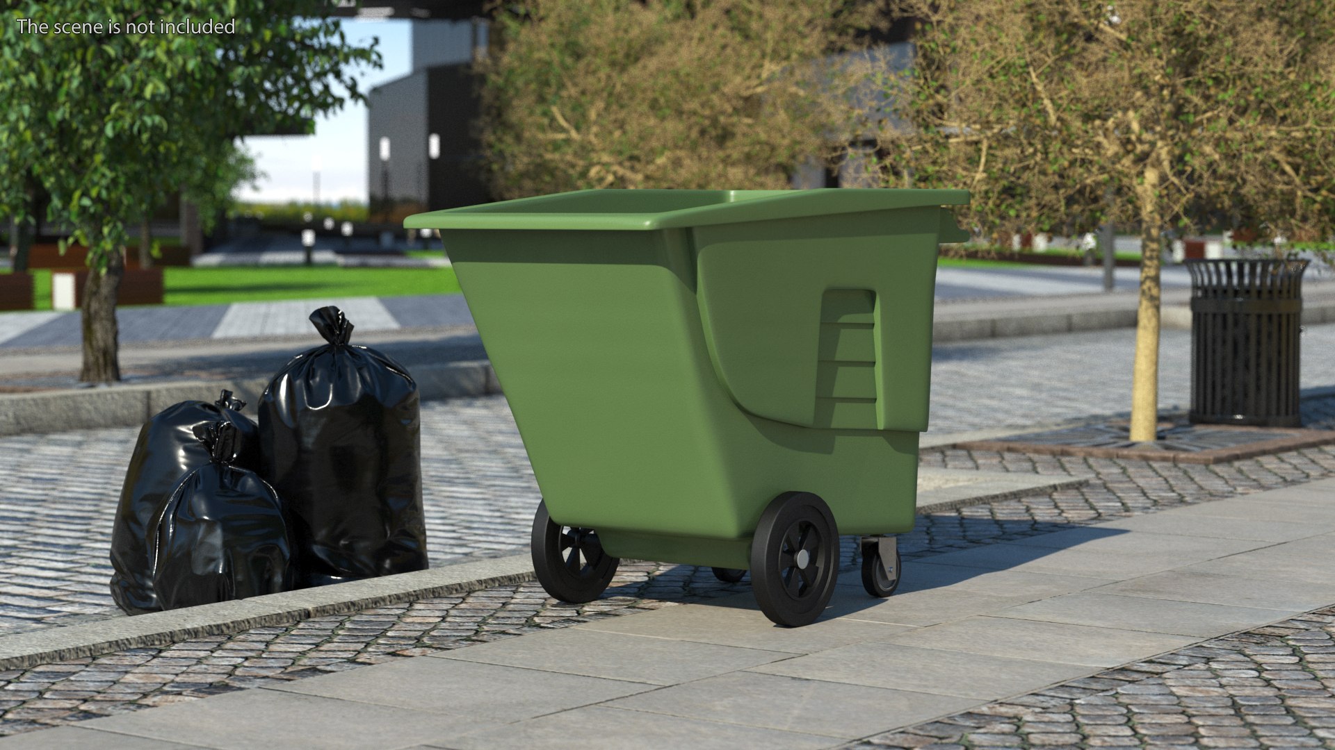Wheeled Garbage Cans Collection 3D Model - TurboSquid 2176891