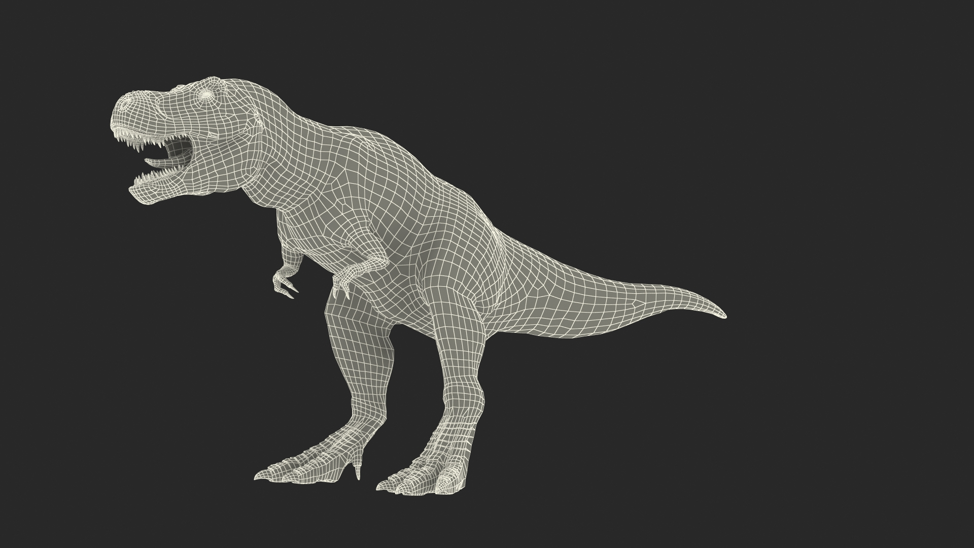 3D Model T Rex Standart Pose - TurboSquid 2111020