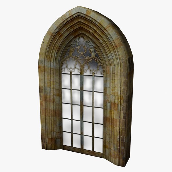 medieval castle window 3d max