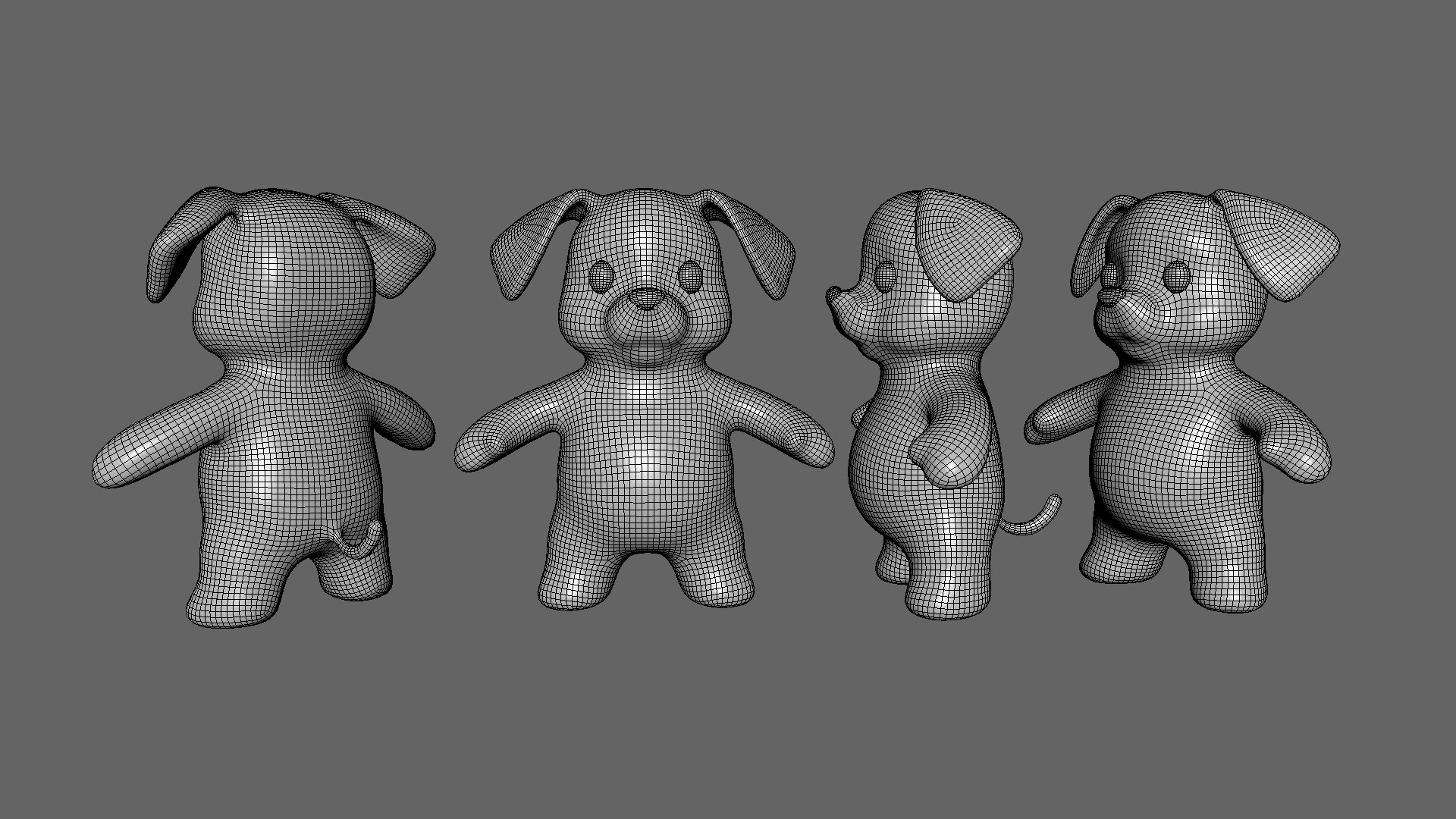 Little Animal Baby - Dog Cute - Animated 3D Model - TurboSquid 2283494