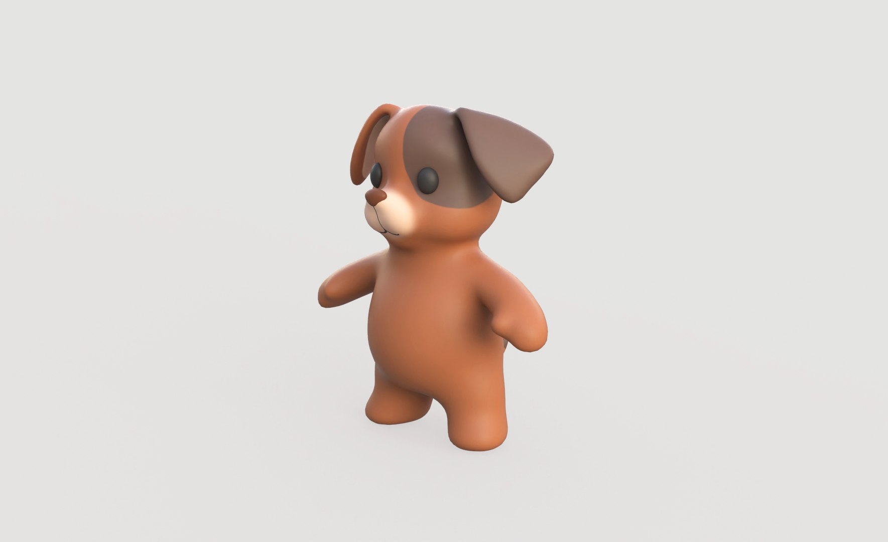 Little Animal Baby - Dog Cute - Animated 3D Model - TurboSquid 2283494