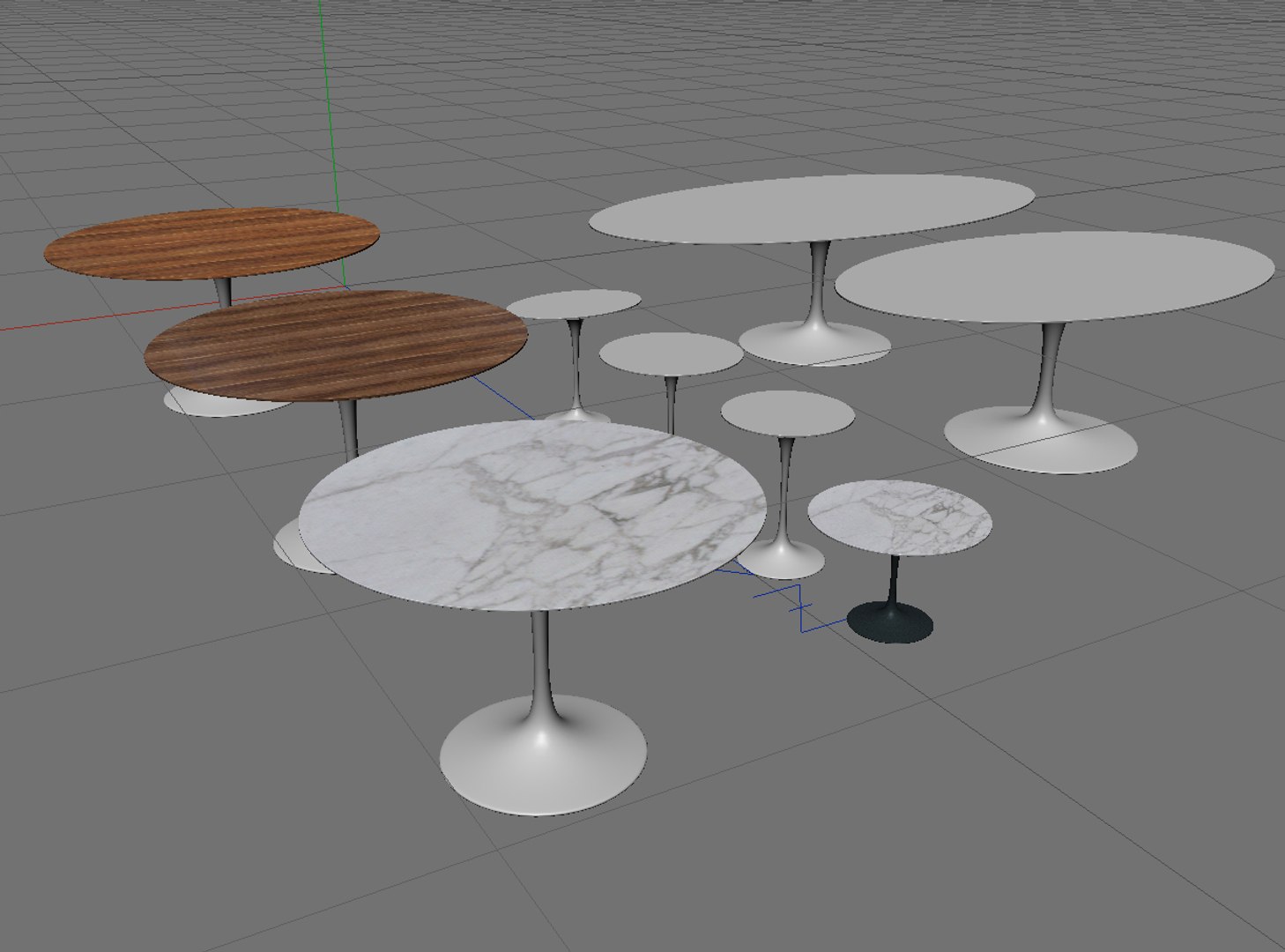 Tulip Table C4d