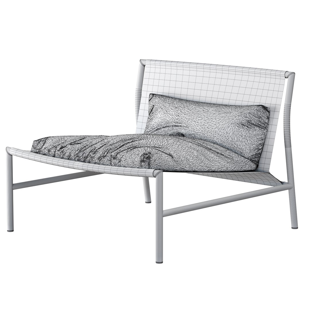 HI TECH LOUNGE CHAIR 3D - TurboSquid 1870814