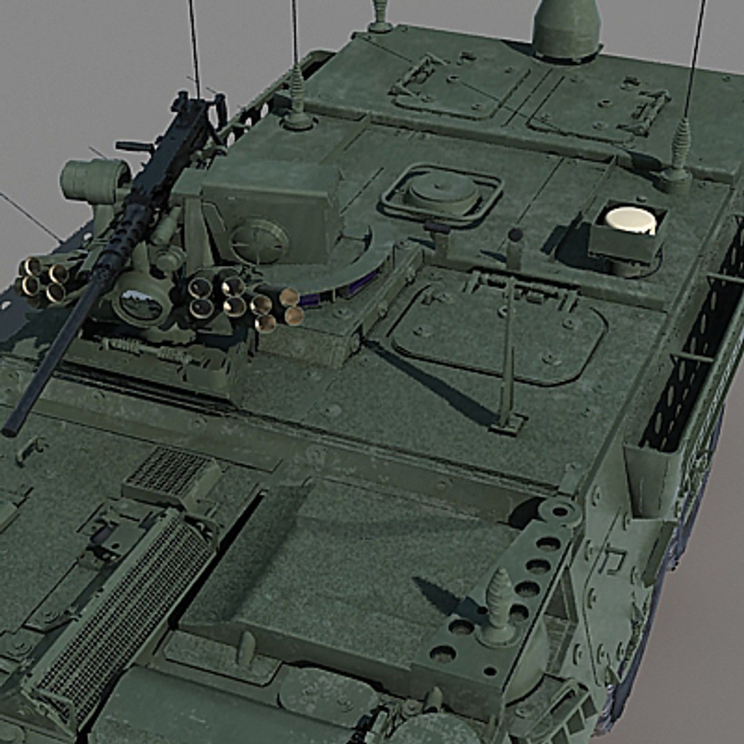 Army M1130 Command Vehicle 3d Model