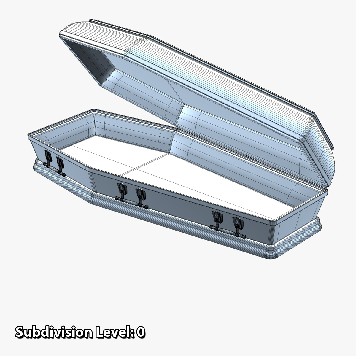 3d model coffin