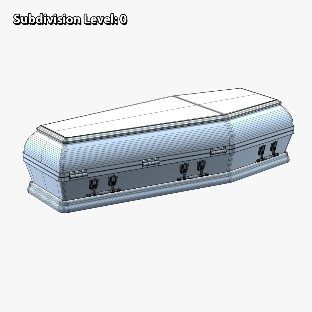 3d model coffin