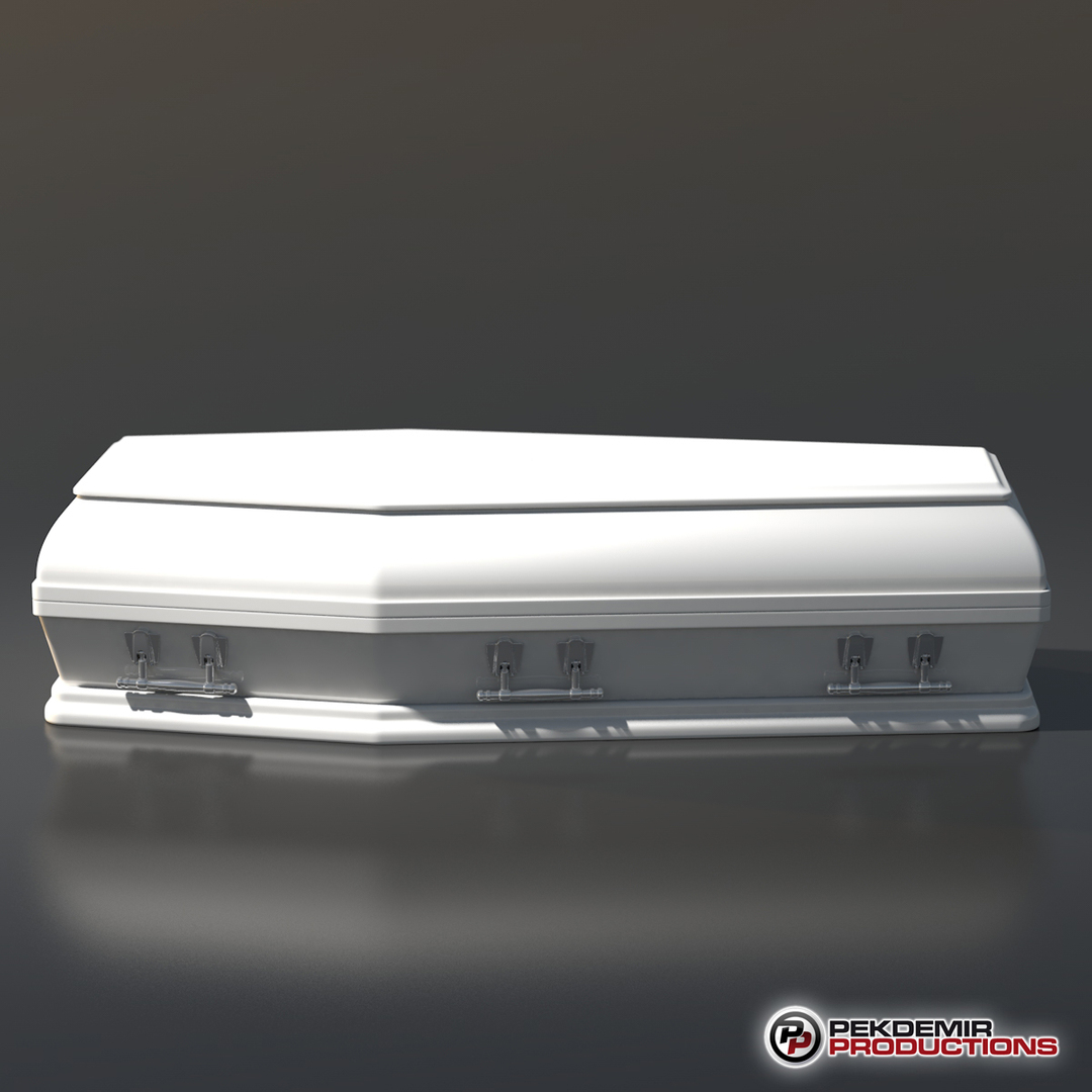3d model coffin