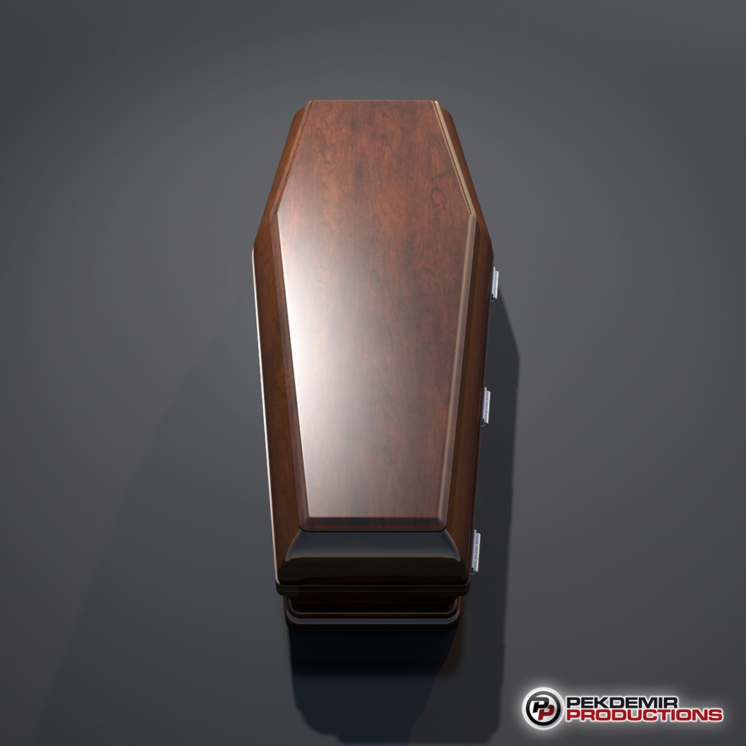 3d model coffin