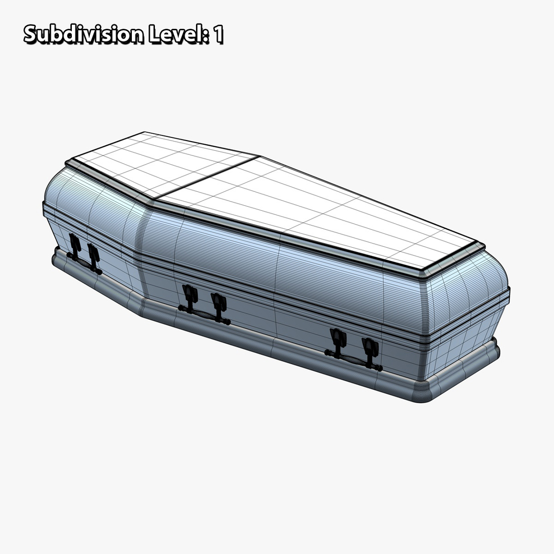 3d model coffin