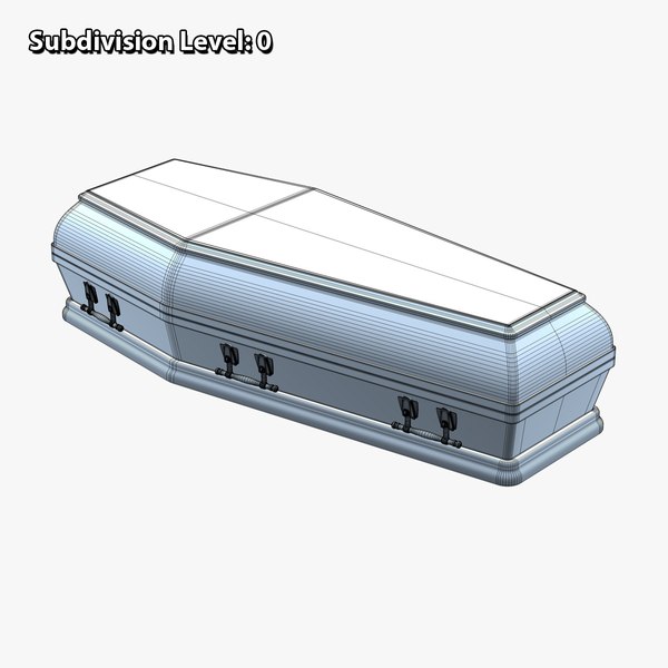 3d model coffin