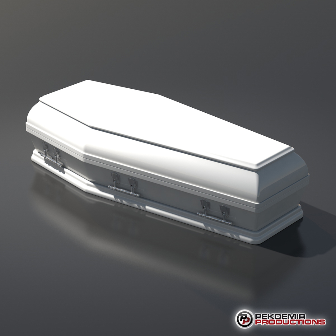 3d model coffin