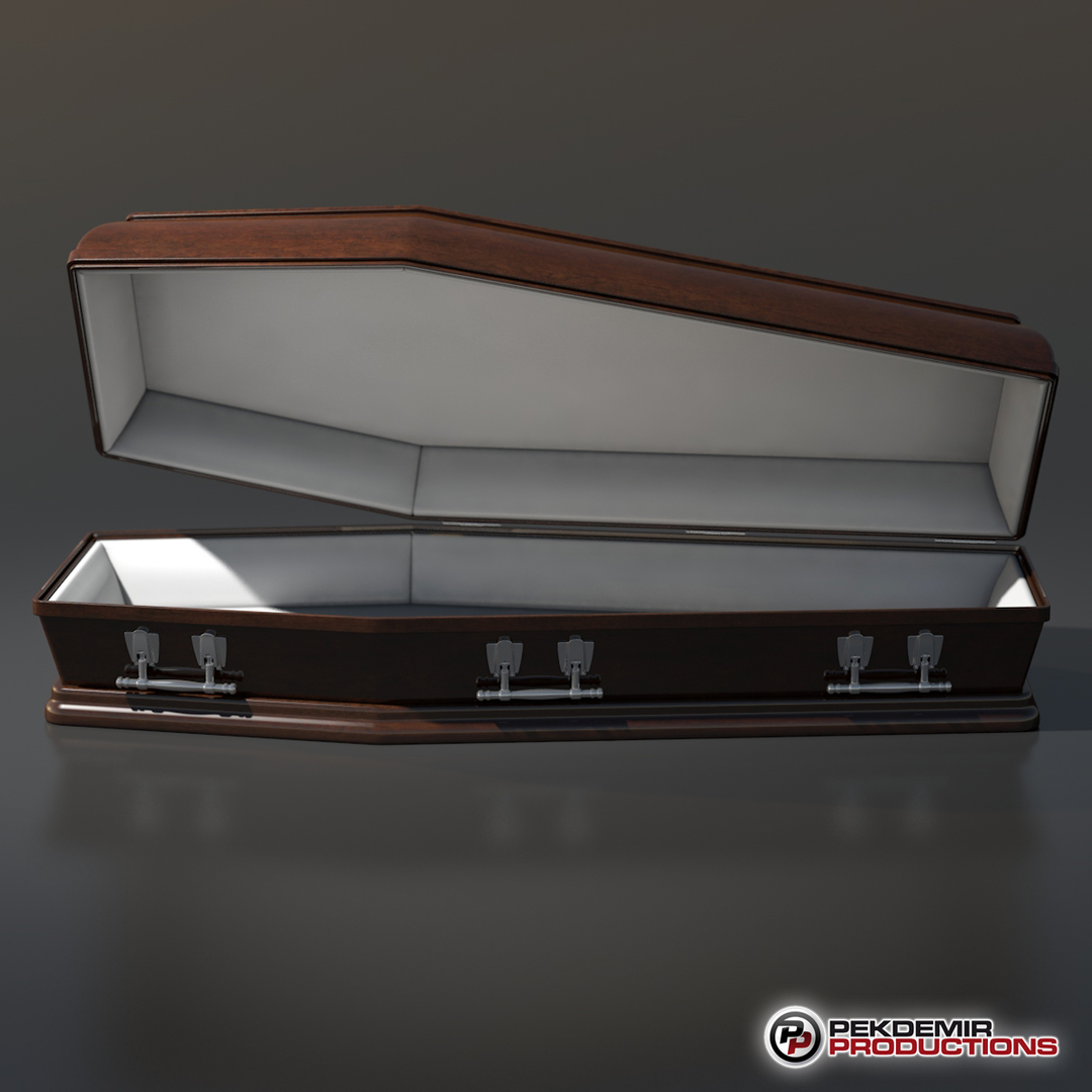 3d model coffin