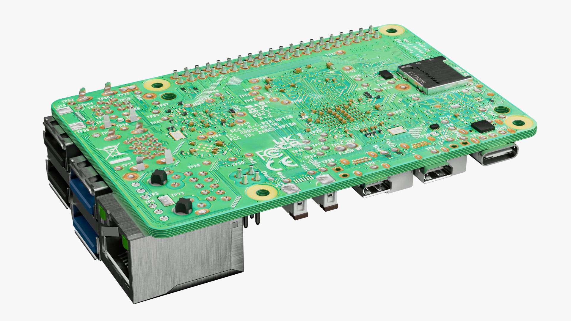 3D Raspberry Pi 5 Model - TurboSquid 2275943