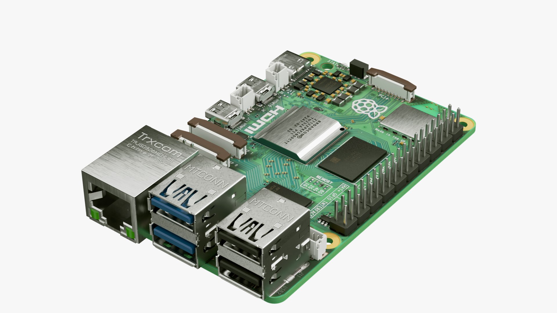 3D Raspberry Pi 5 Model - TurboSquid 2275943