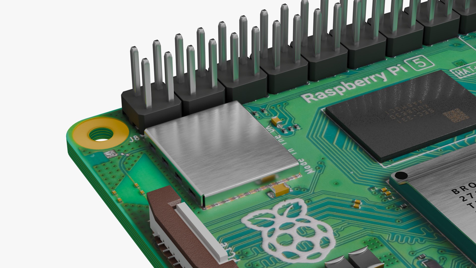 3D Raspberry Pi 5 Model - TurboSquid 2275943