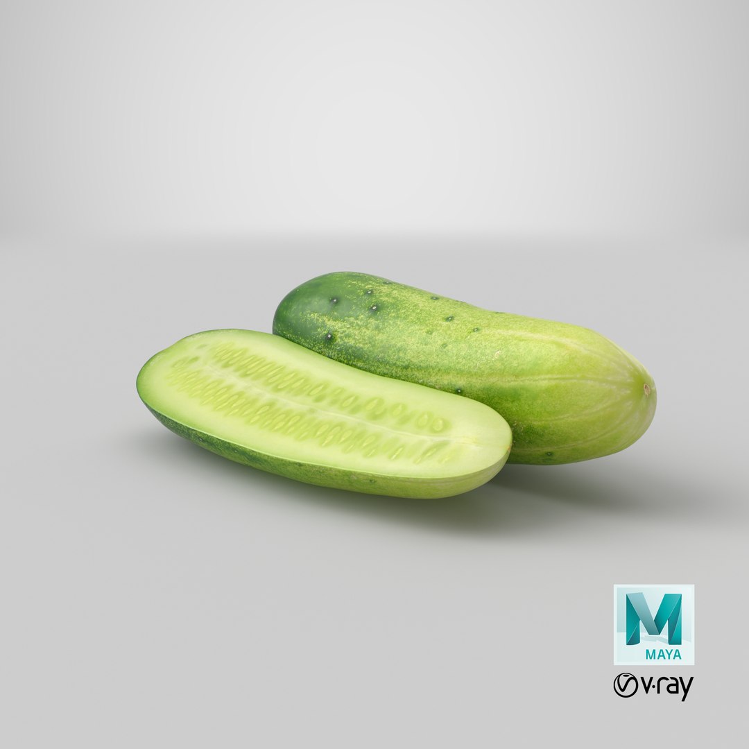 3D Cucumbers 03 model - TurboSquid 2071705