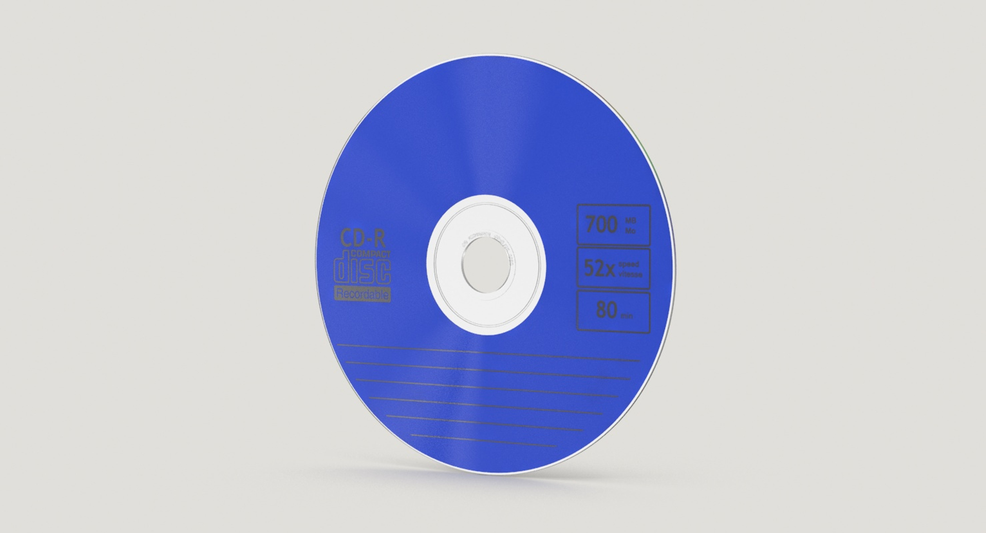 cd blue 3d max