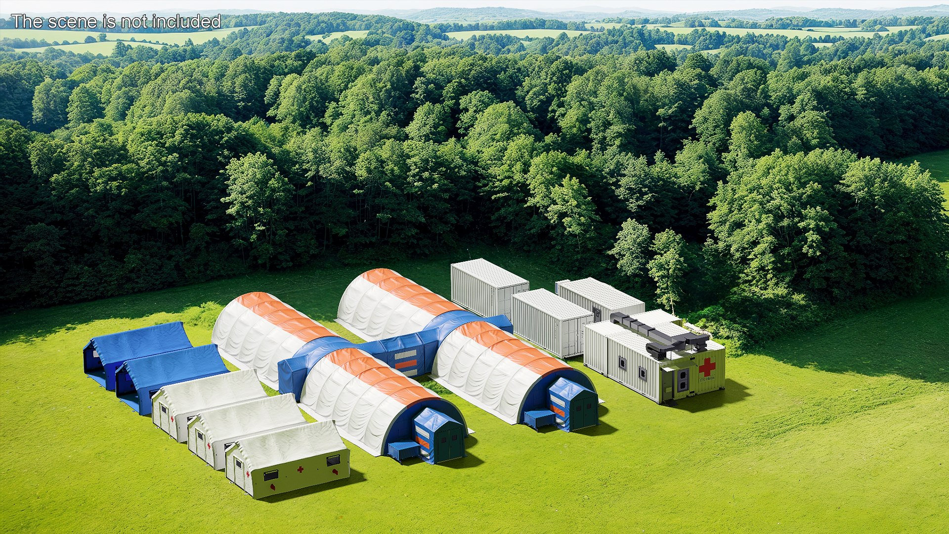 Field Hospital 3D - TurboSquid 2342617