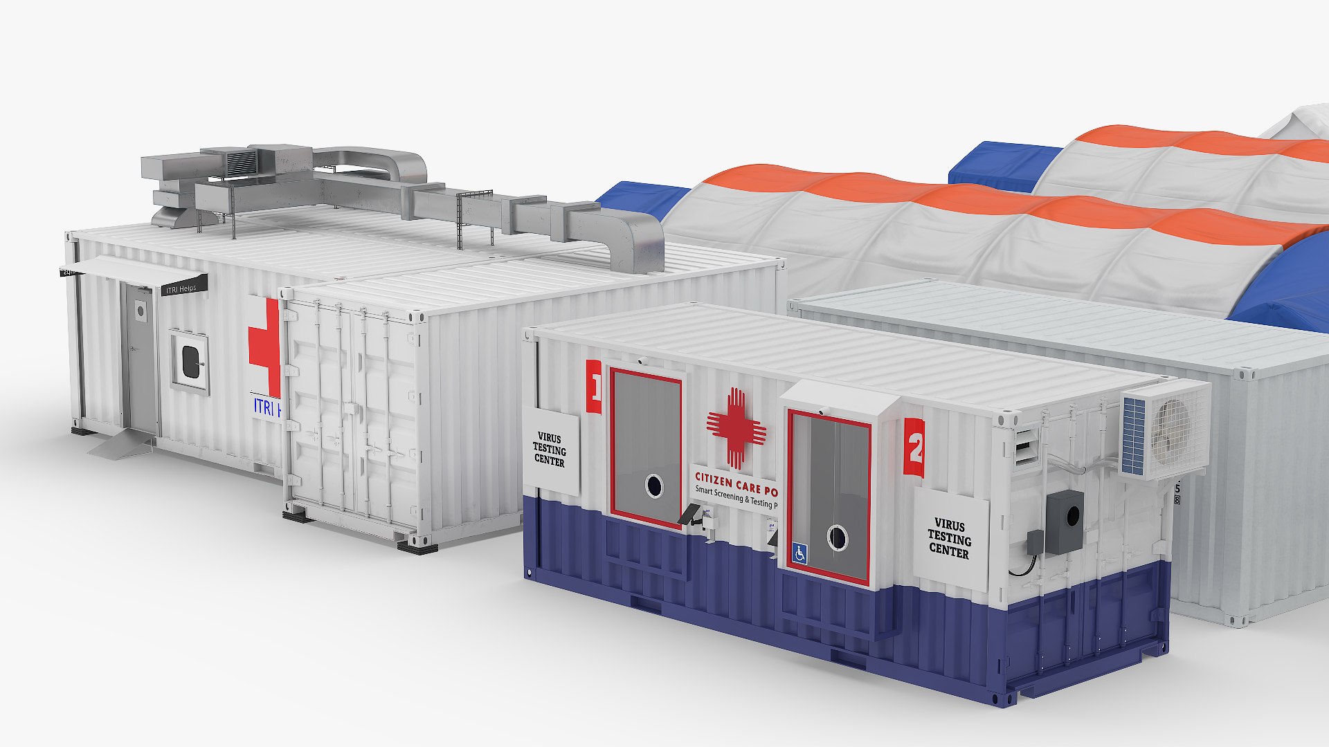 Field Hospital 3D - TurboSquid 2342617
