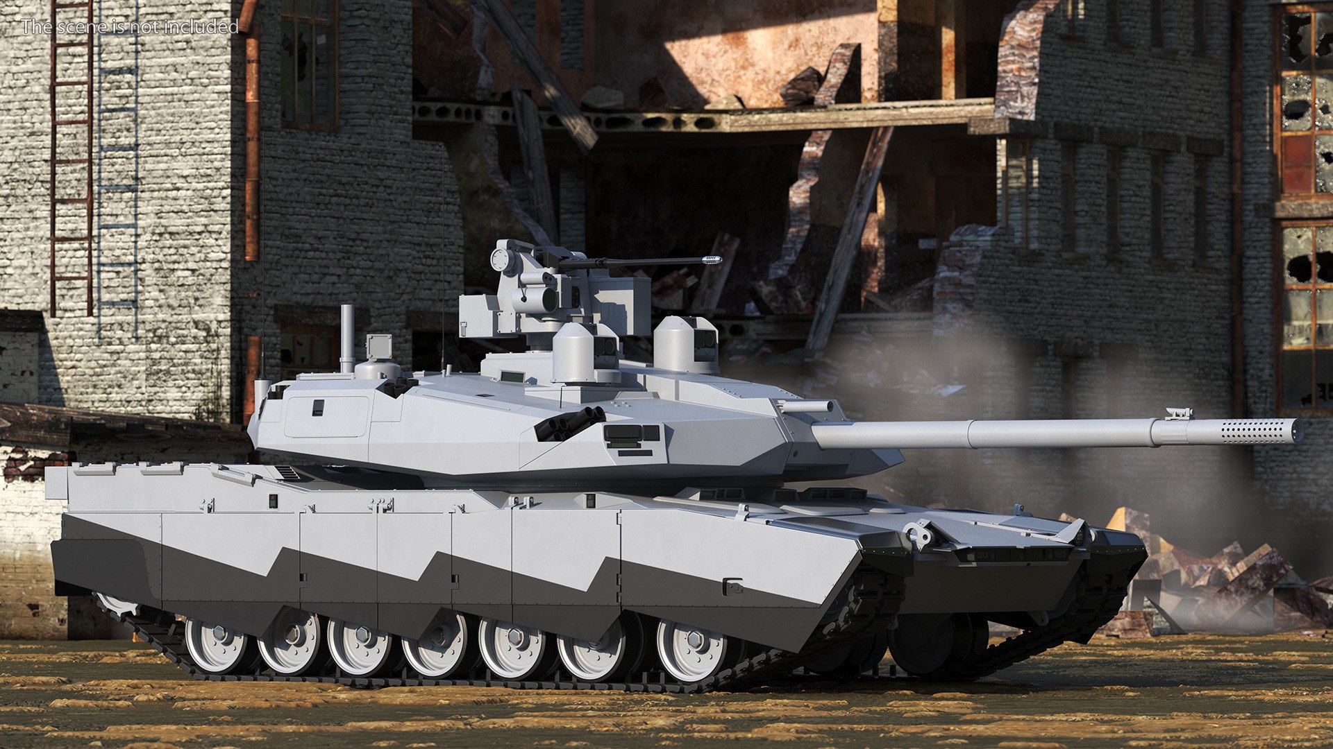 Abrams X Tank Grey Rigged For Cinema 4D 3D Model - TurboSquid 2241573